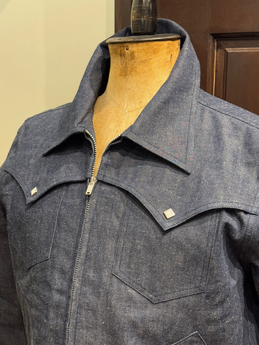 BLD170 NEP DENIM WESTERN SPORTS JACKET – BLURRED CLOTHING OFFICIAL